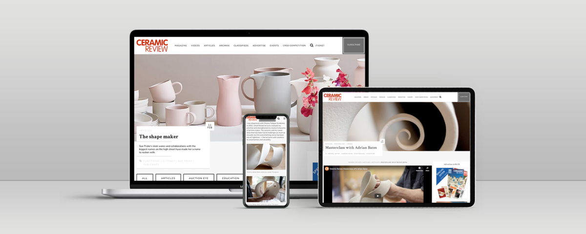 Ceramic Review Website Design Cornwall by Cape Creative