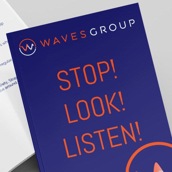 Waves Group Logo Design in Cornwall from Cape Creative