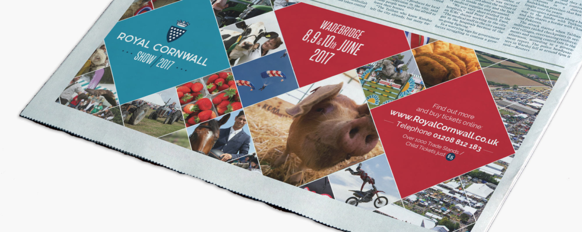 Royal Cornwall Show Print Design in Cornwall by Cape