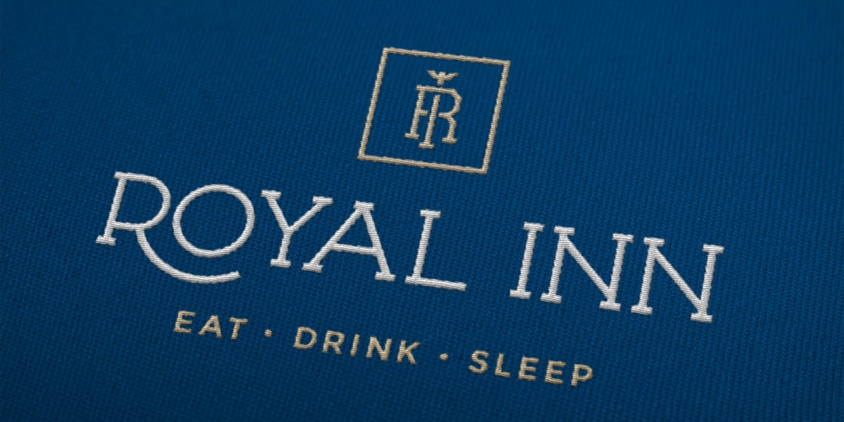 Royal Inn Logo Design Cornwall from Cape Creative Design