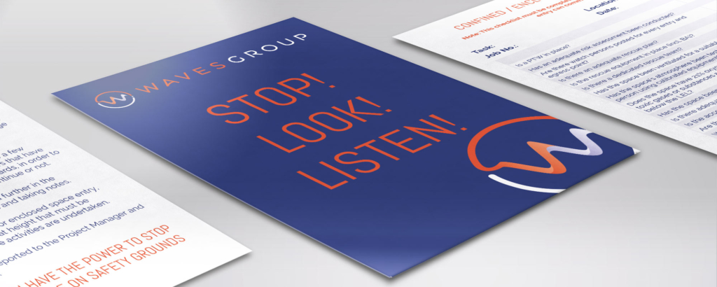 Waves Group Logo Design in Cornwall from Cape Creative