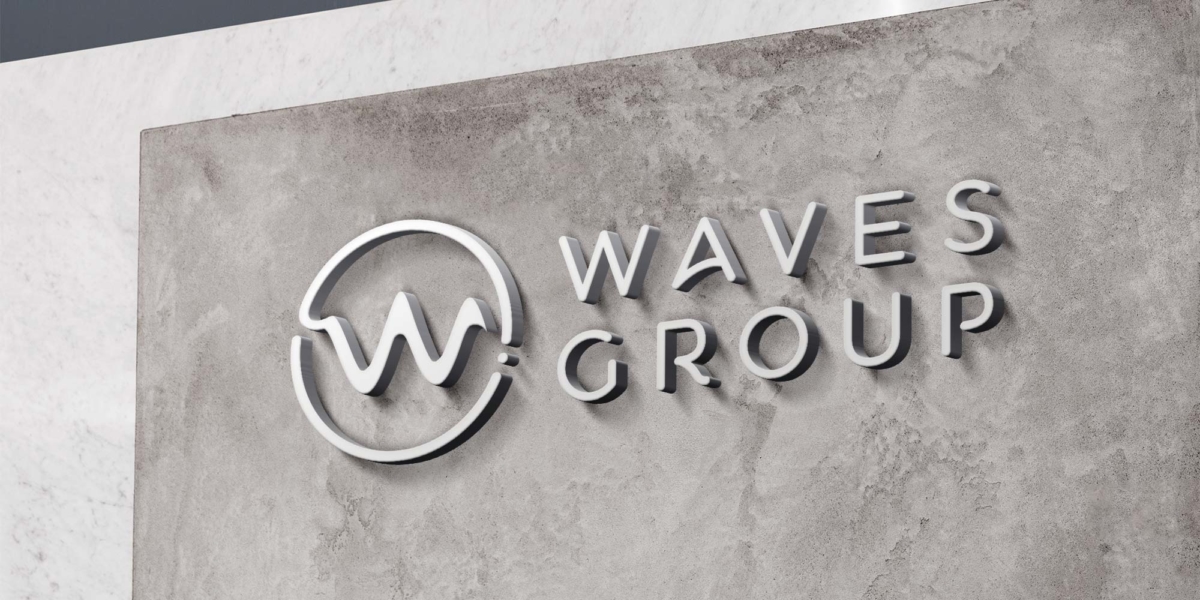Waves Group Logo Design in Cornwall from Cape Creative