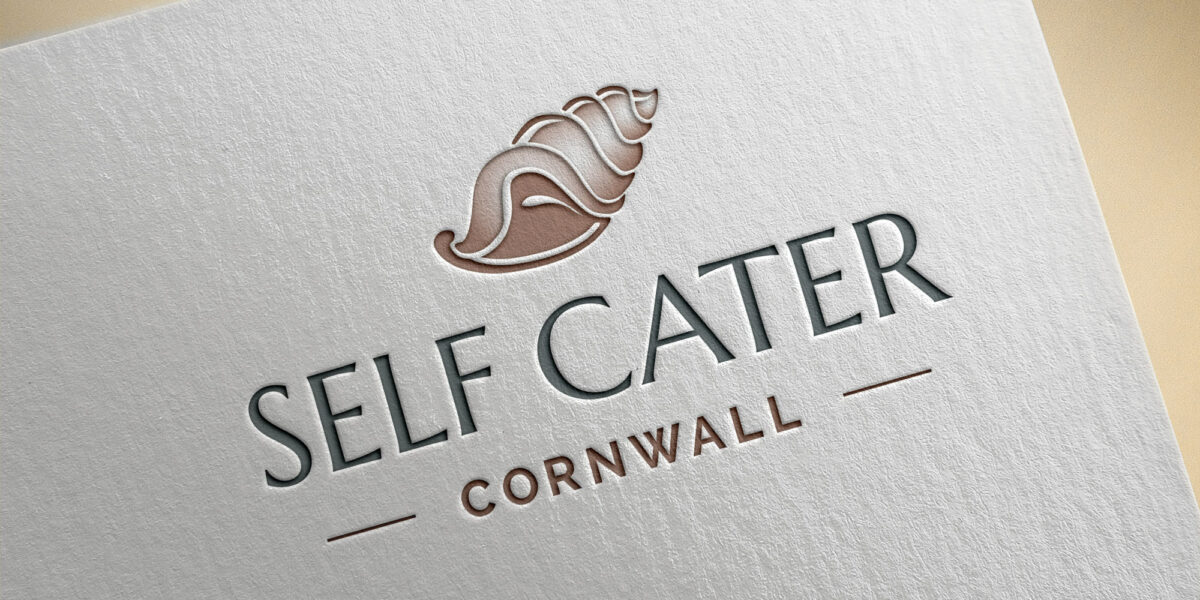 Self Cater Cornwall Logo Design with Cape Creative Cornwall